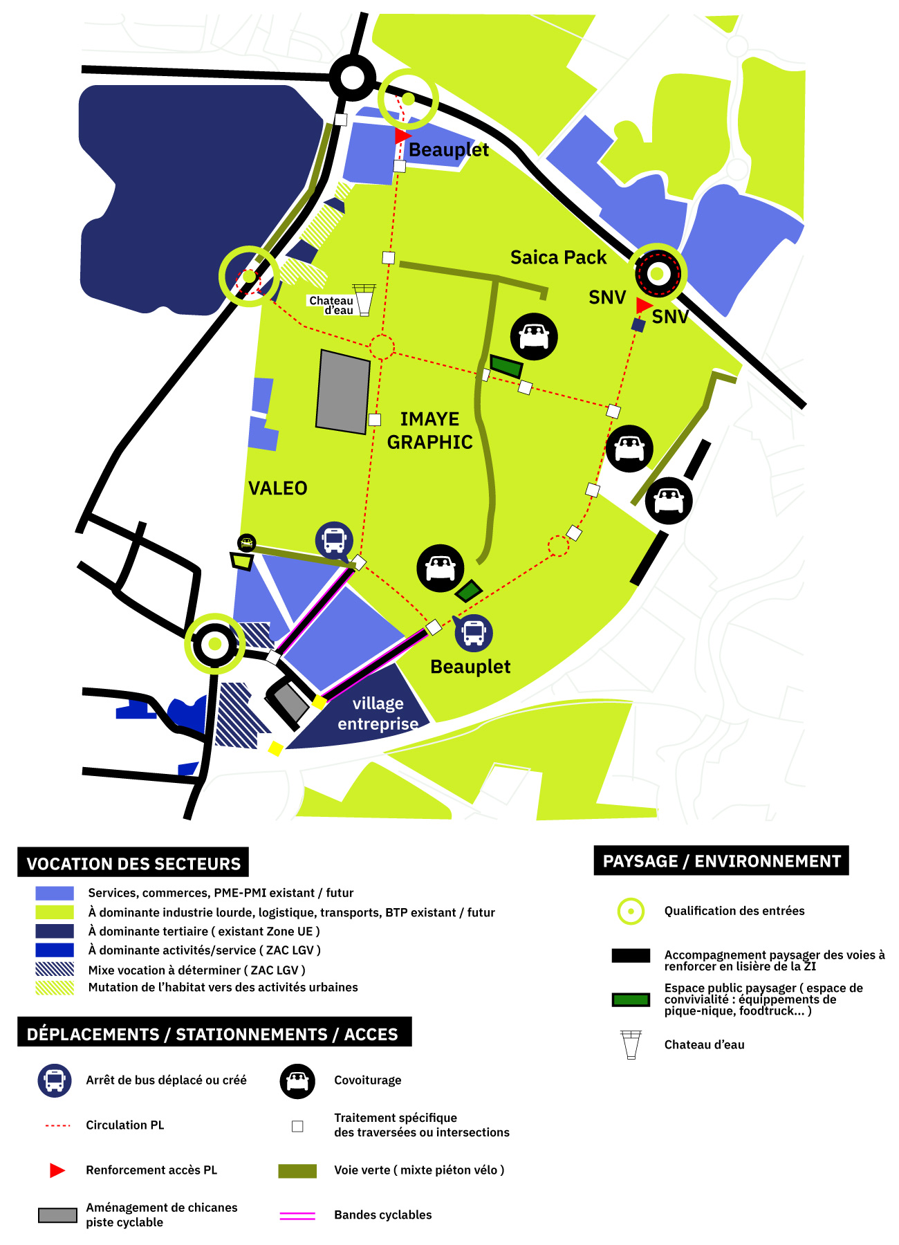 La Zone des Touches à Laval en Mayenne - Laval Economie